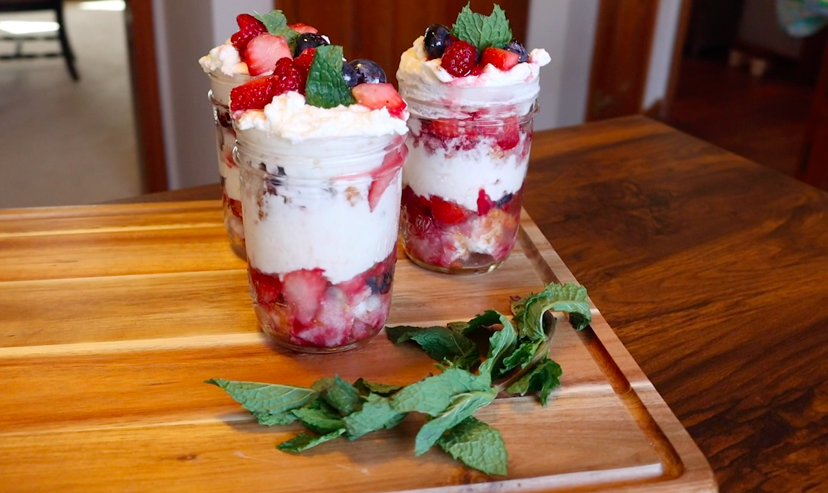 Triple-Berry Trifle - Magnolia Place